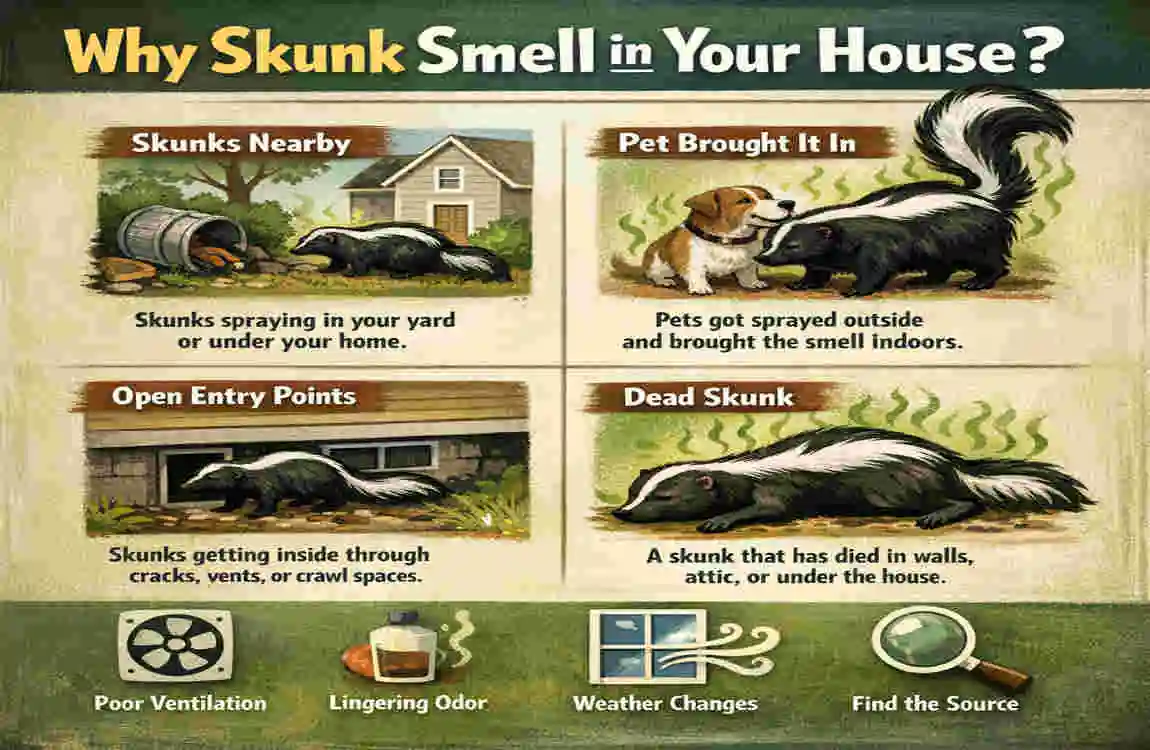 Smell Like Skunk In House