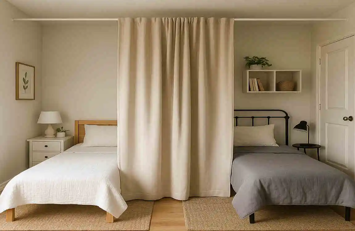 How to Split a Bedroom into Two Rooms Without Renovation - american ...
