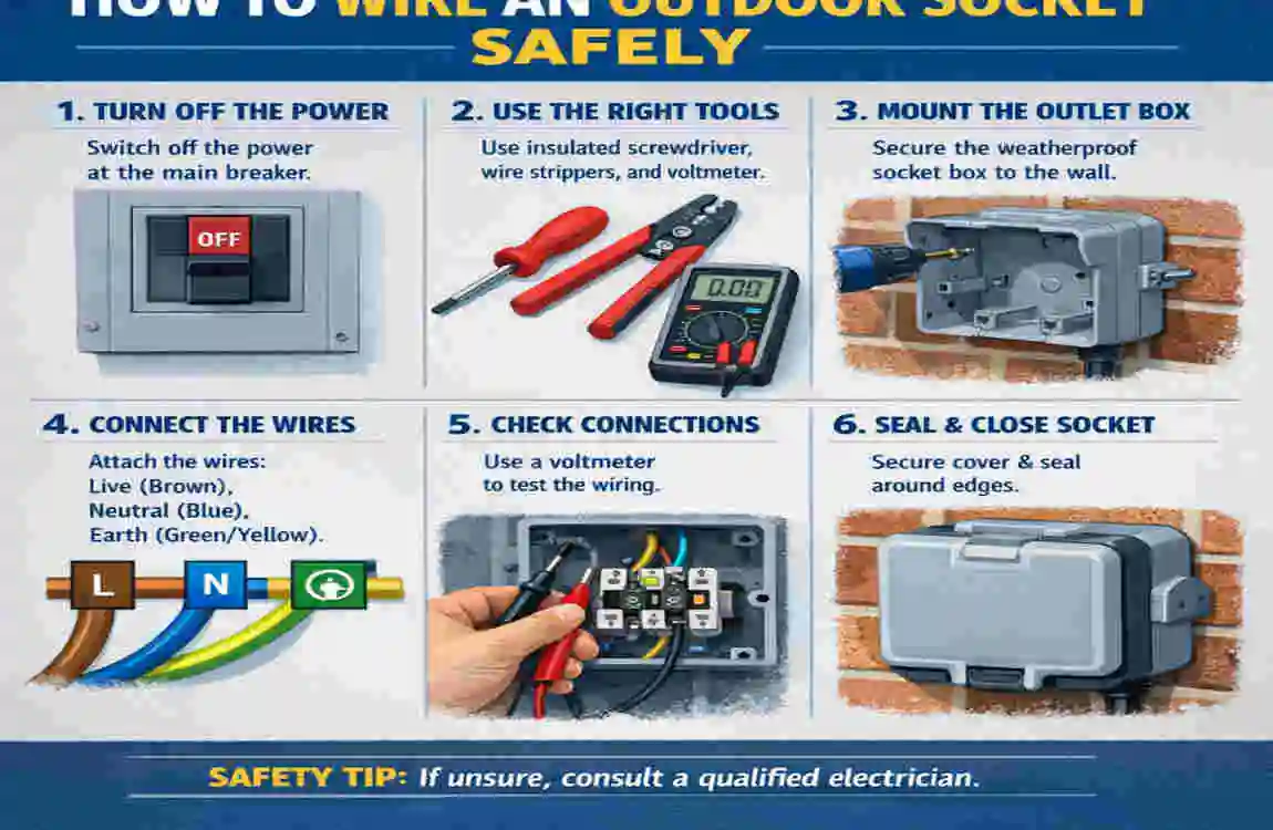 How Do You Wire an Outdoor Socket Safely? - american home protect