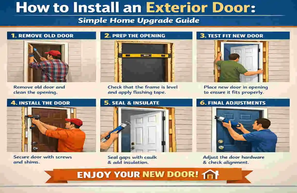 How to Install an Exterior Door: Simple Home Upgrade Guide - american ...