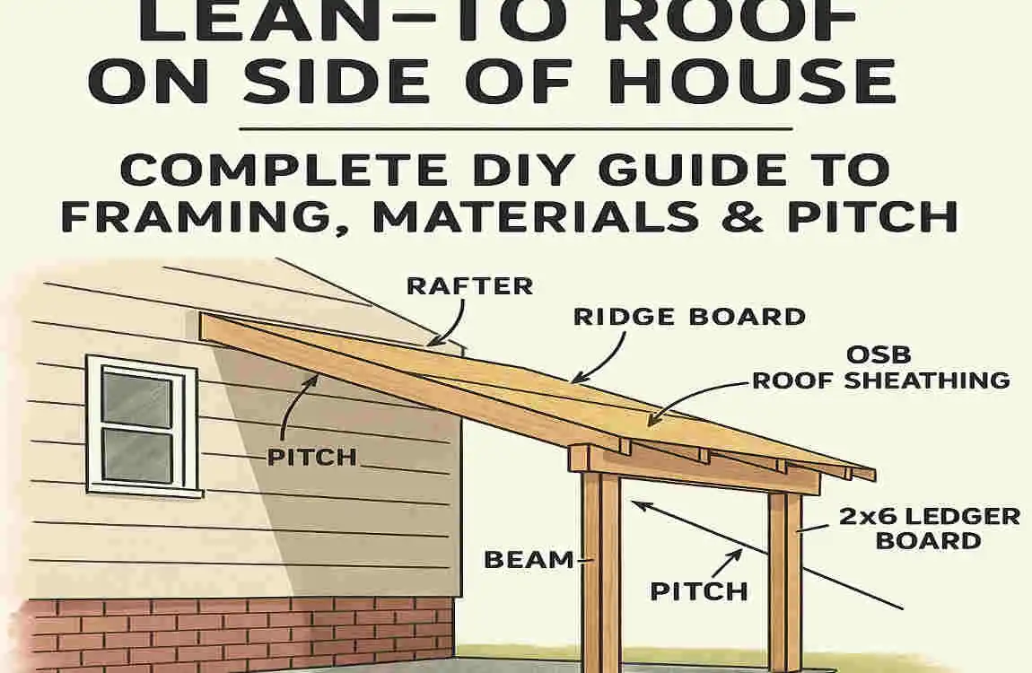 How to Build a Lean-To Roof on Side of House: Complete DIY Guide to ...