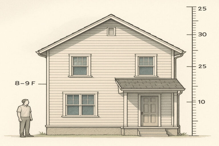 Understanding the Height of Two Storey Houses Explained - american home ...