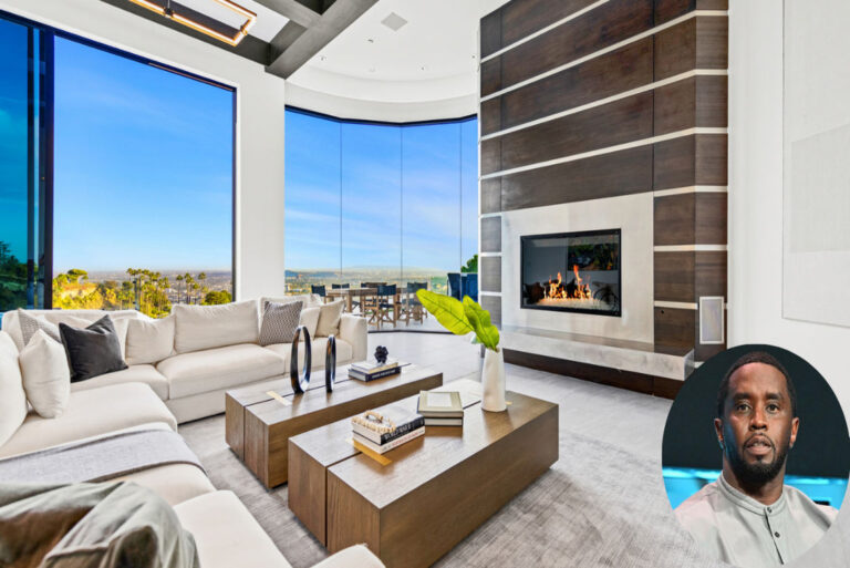 Inside P Diddy's Beverly Hills House: A Celebrity Haven - american home ...