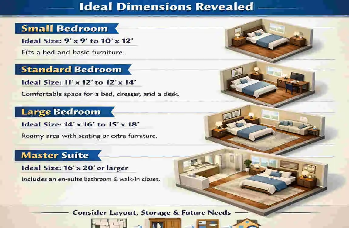 What Size Bedroom for Your House? Ideal Dimensions Revealed - american ...