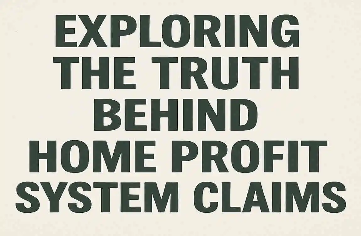 Exploring the Truth Behind Home Profit System Claims - american home ...
