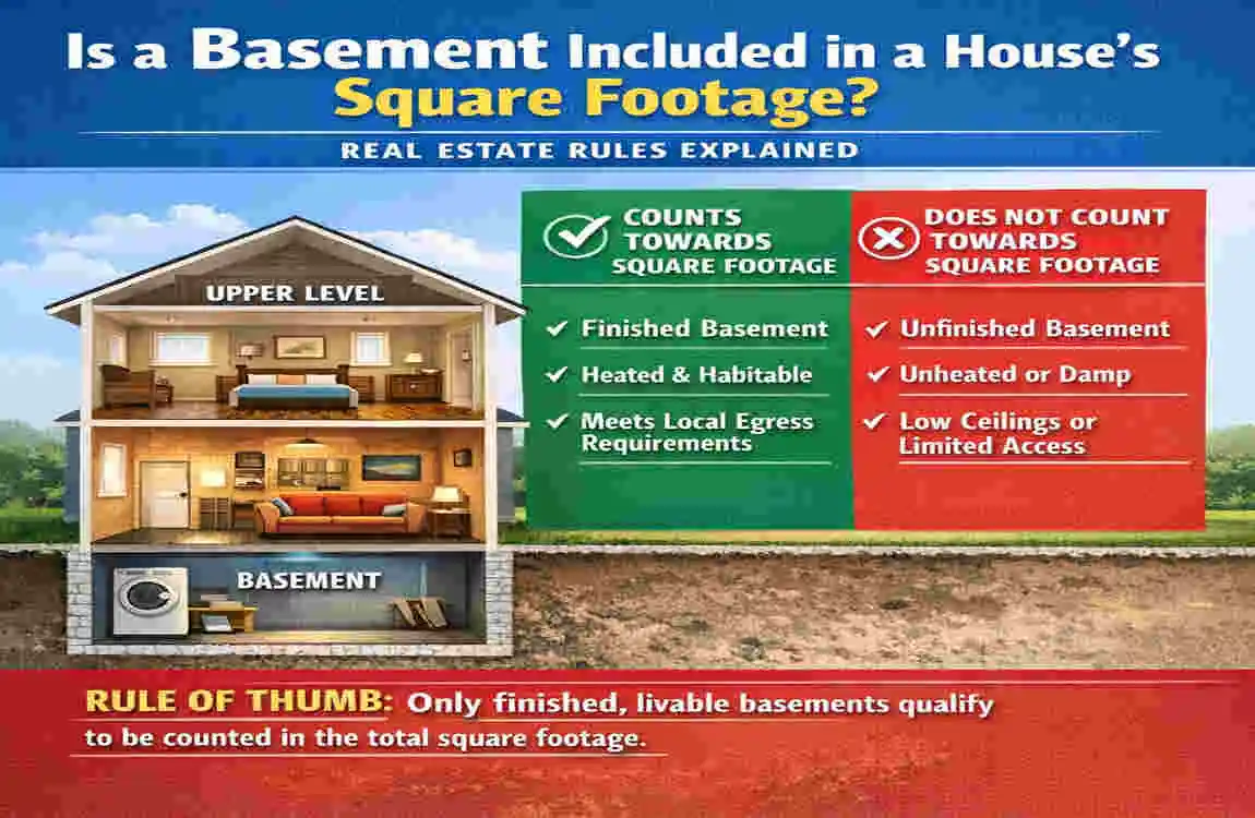 Is a Basement Included in a House’s Square Footage? Real Estate Rules ...