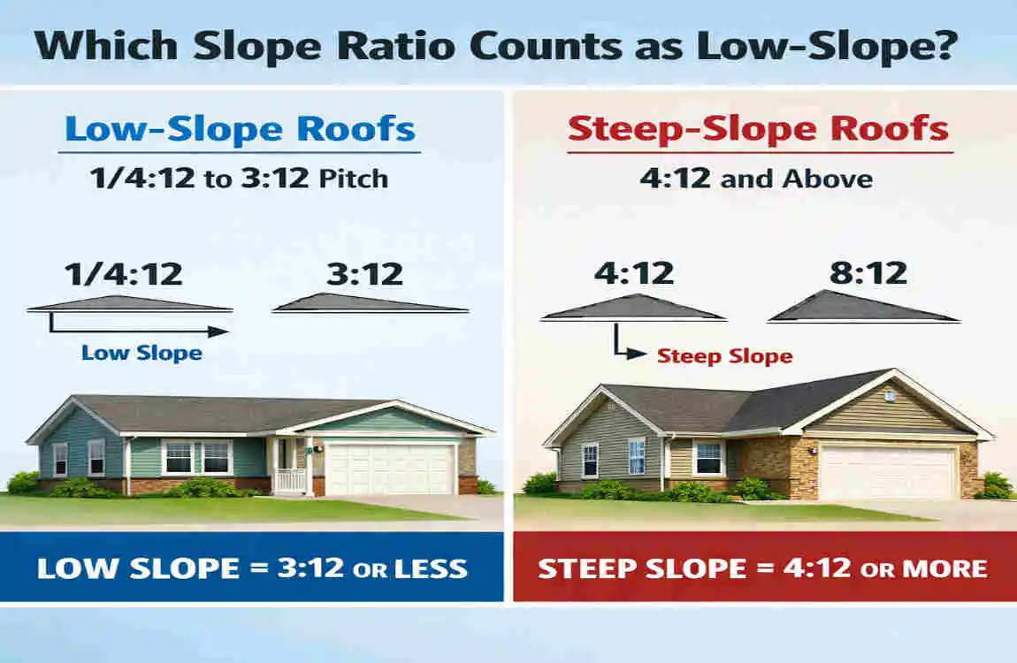 House Roofs: Which Slope Ratio Counts as Low-Slope? - american home protect