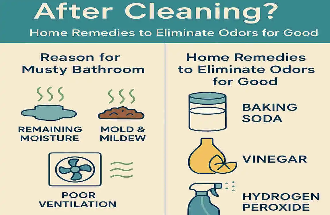Why Does the Bathroom Smell Musty After Cleaning? Home Remedies to ...