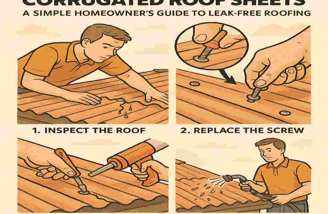 How to Fix Corrugated Roof Sheets: A Simple Homeowner’s Guide to Leak ...