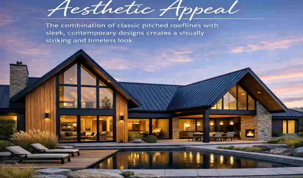 What Makes Modern Pitched Roof Homes So Popular? - american home protect