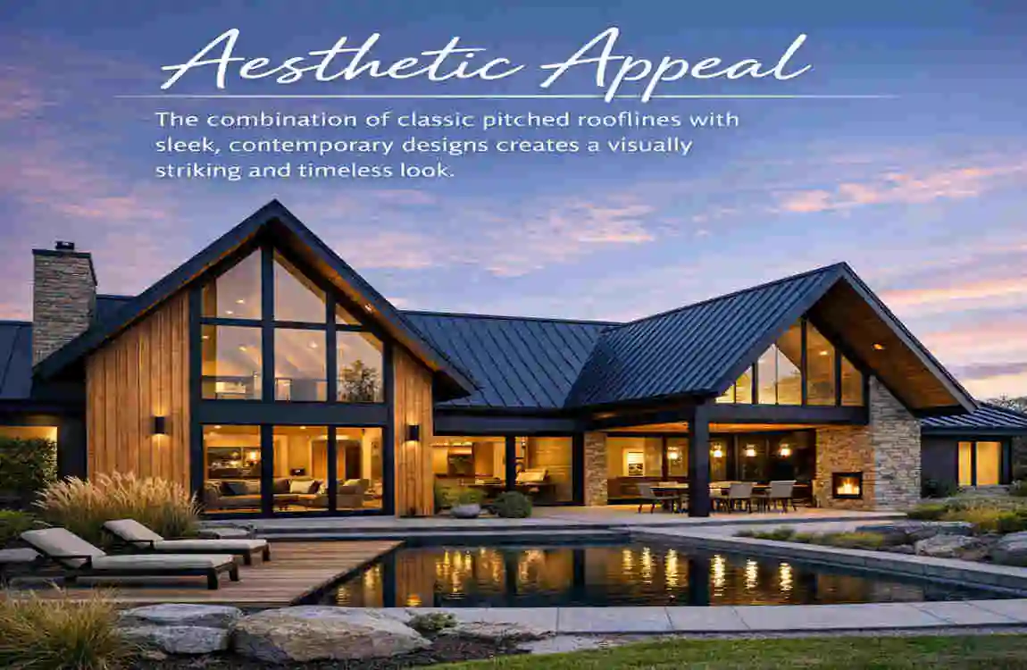 What Makes Modern Pitched Roof Homes So Popular? - american home protect